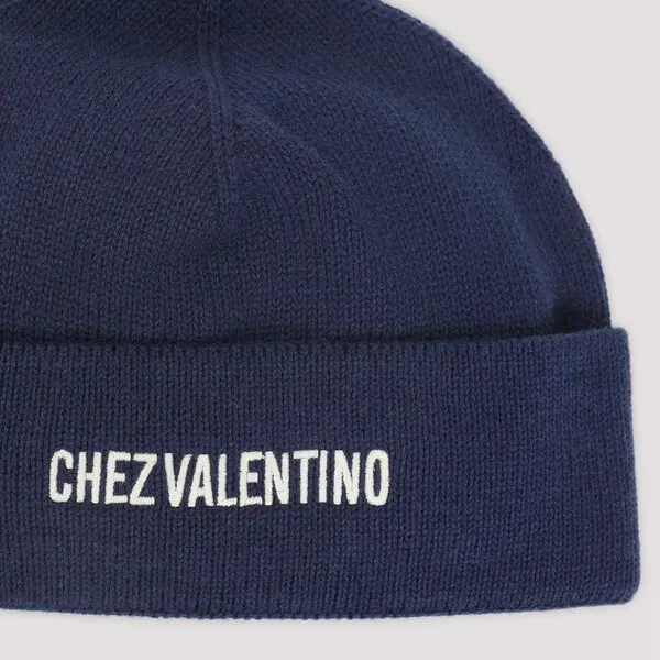 Valentino Garavani Cotton And Wool Hat