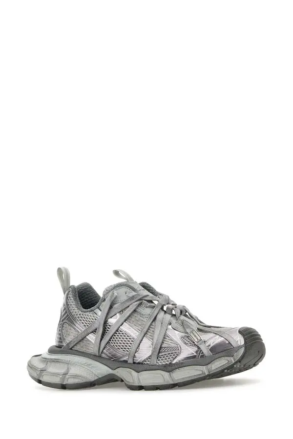Balenciaga Grey Mesh And Rubber 3xl Extreme Sneakers - Gray