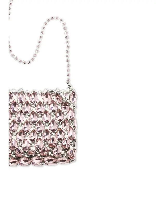SELF-PORTRAIT Crystal Mesh Pouch