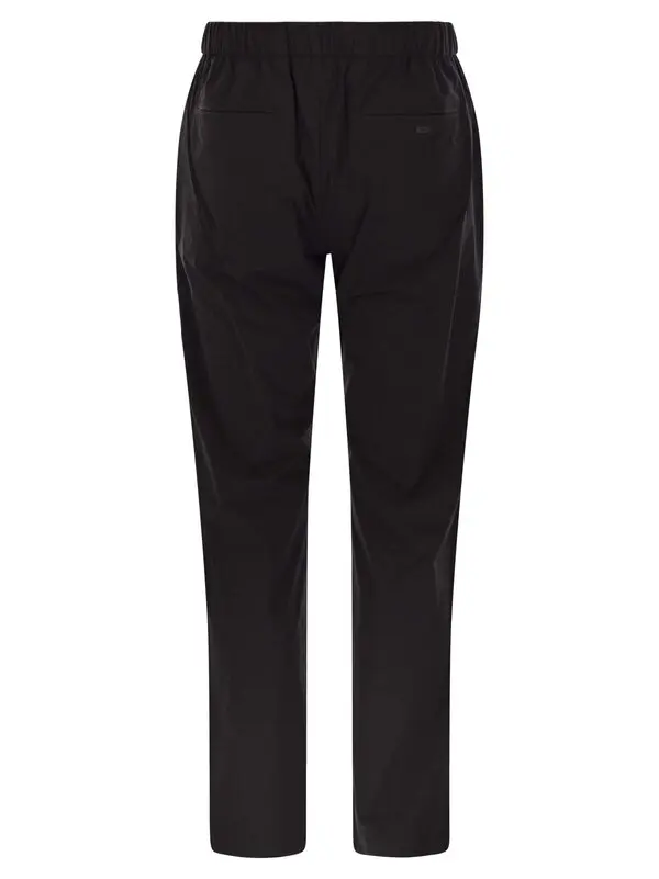 Herno Stretch Nylon Trousers - Black