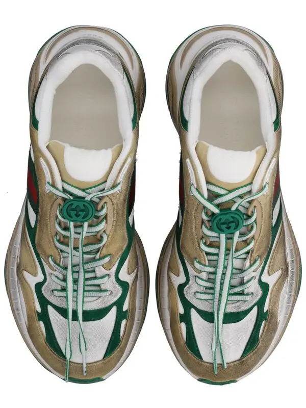 Gucci Suede Sneakers - White
