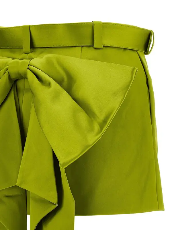 SELF-PORTRAIT Maxi Bow Skirt