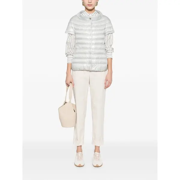 Herno Grey Jackets Puffer Jackets