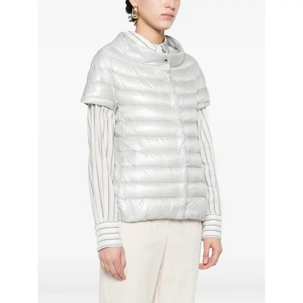 Herno Grey Jackets Puffer Jackets