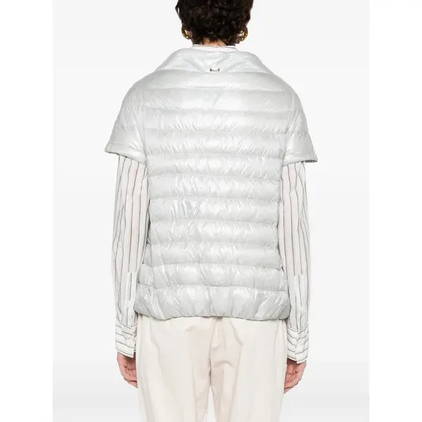 Herno Grey Jackets Puffer Jackets
