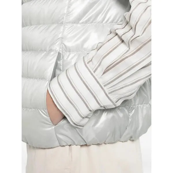 Herno Grey Jackets Puffer Jackets