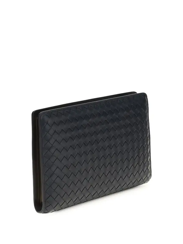 Bottega Veneta Agenda Clutch - Blue