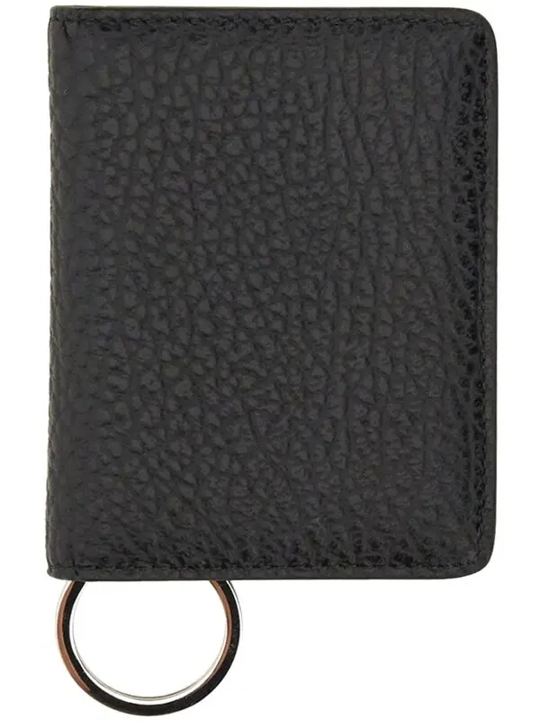 MAISON MARGIELA Portafoglio Bifold Con Portachiavi - Black