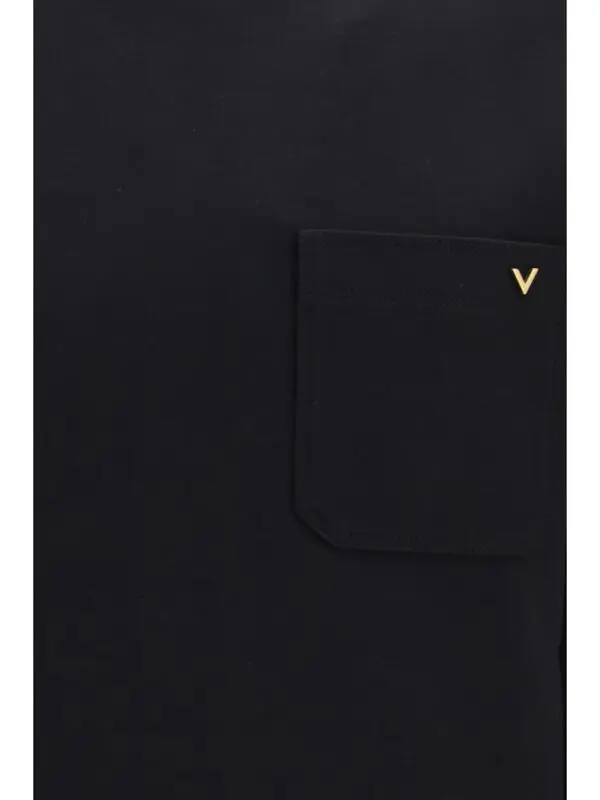Valentino Garavani Cotton Jersey Crewneck Sweatshirt - Black