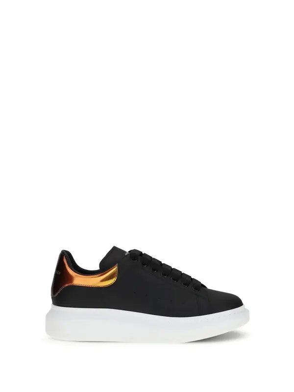 Alexander McQueen Leather Sneakers - Black