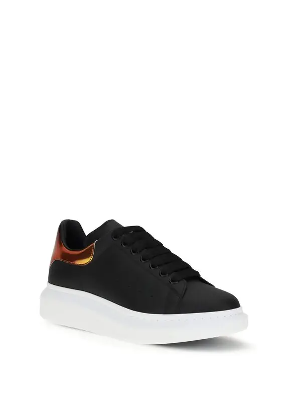 Alexander McQueen Leather Sneakers - Black