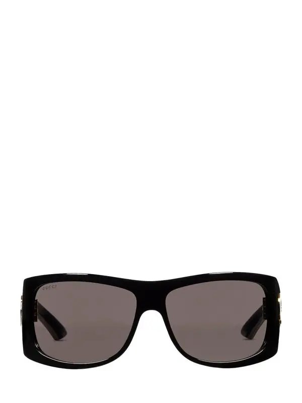 Gucci Square Sunglasses - Black