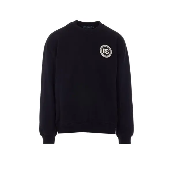 Dolce & Gabbana Dg Logo Patch Sweatshirt