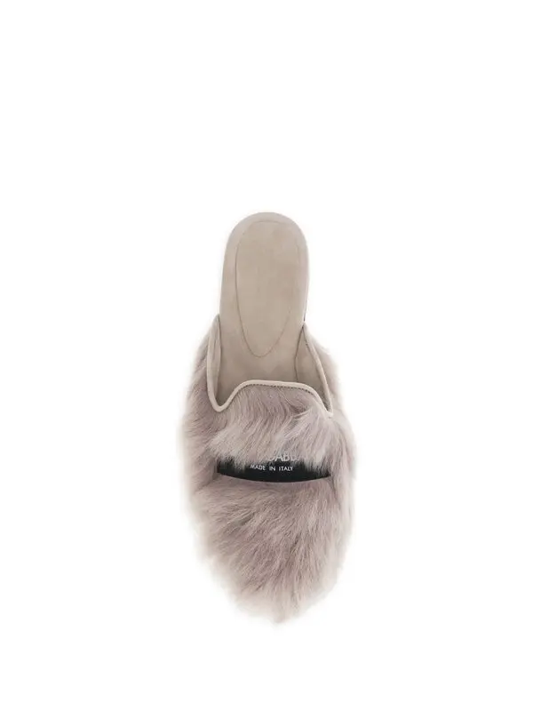 Dolce & Gabbana Sheepskin Mules