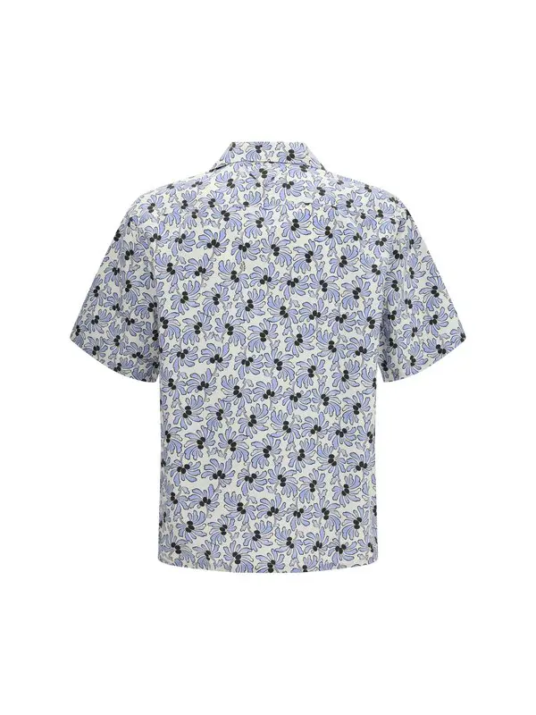 Prada Cotton Shirt With Floral Print