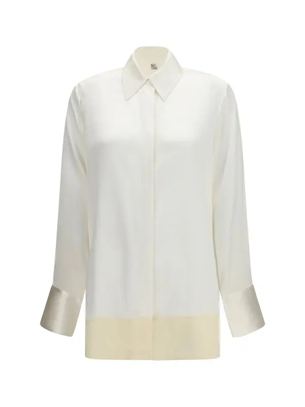 TOTEME Soft Tuxedo Shirt - White