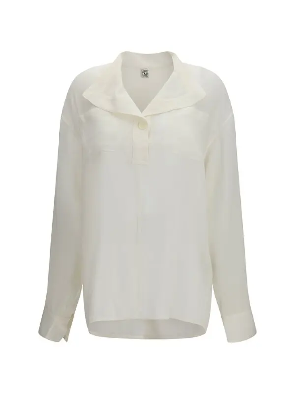 TOTEME Layered-collar Shirt - Multicolor