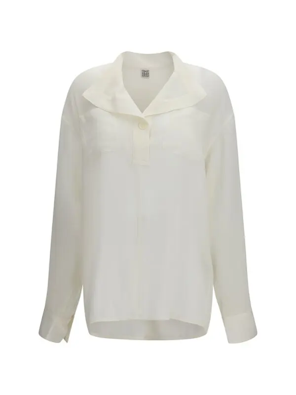 TOTEME Layered-collar Shirt - Multicolor