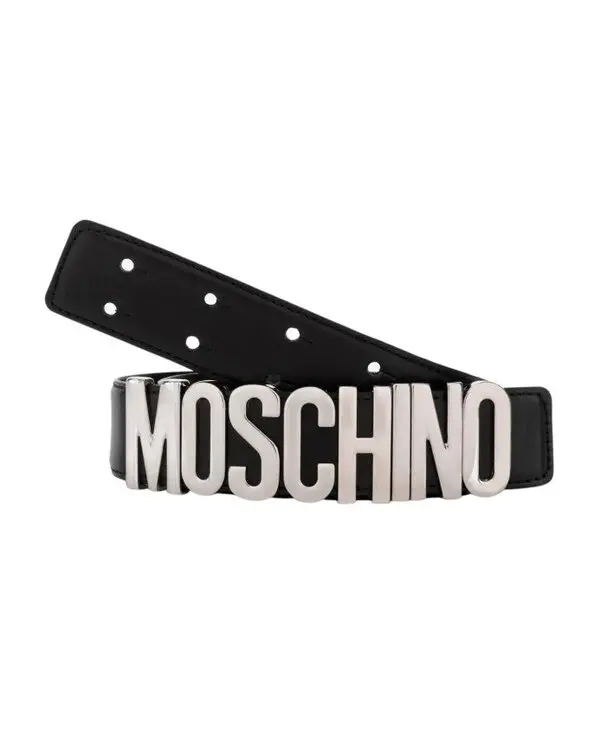 Moschino Luxury Leather Belt - Black