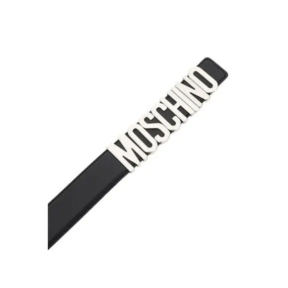 Moschino Luxury Leather Belt - Black