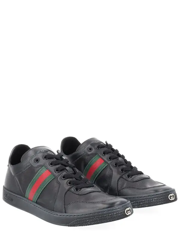 Gucci Stretch Leather Effect Sneaker