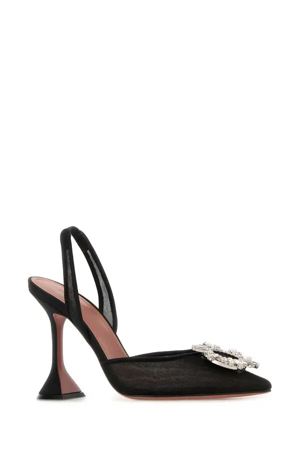 Amina Muaddi Mesh Begum Pumps