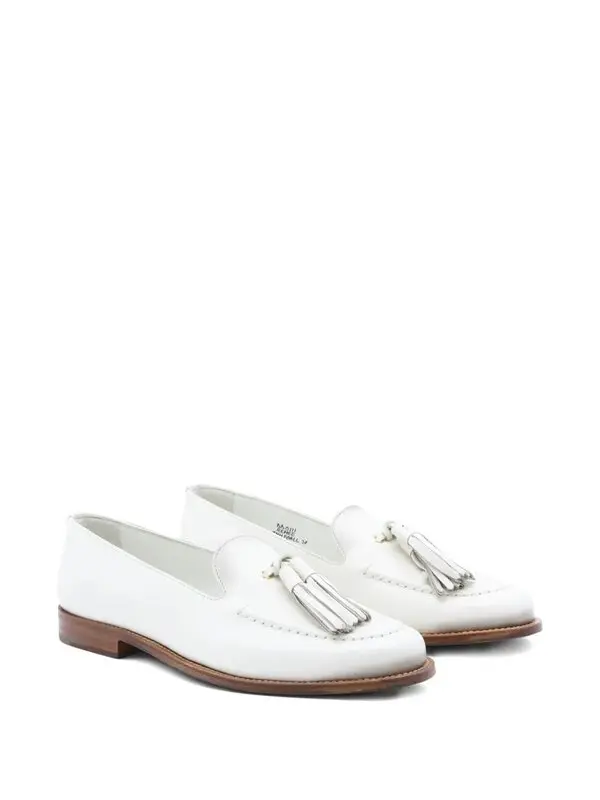 Church's Smooth Leather Loafers With Tassels - White