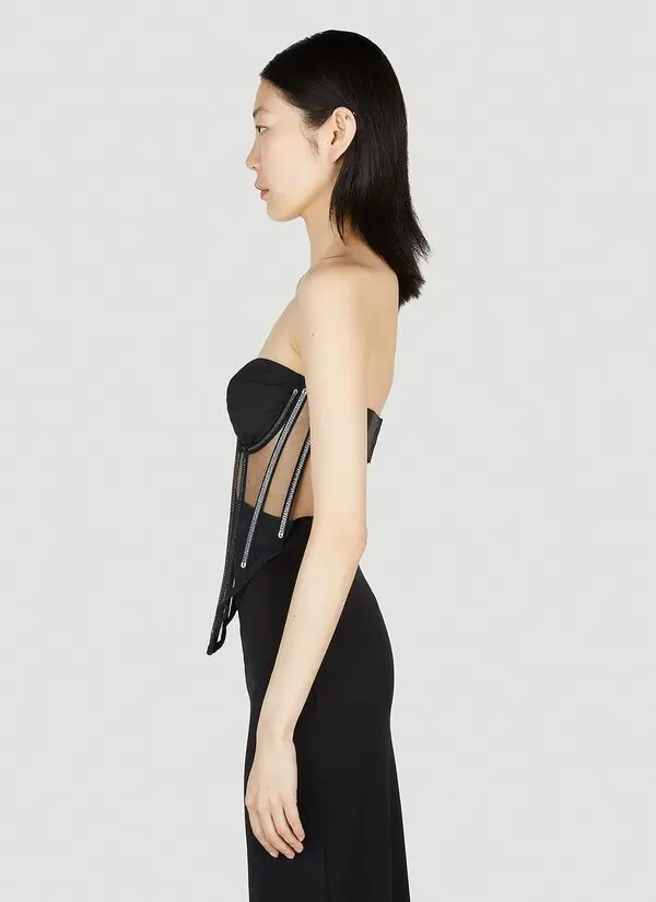Dolce & Gabbana Kim Embellished Corset Top
