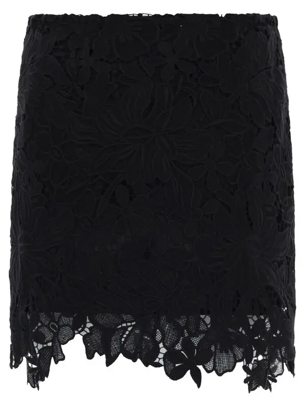 Sportmax Macramé Mini Skirt - Black