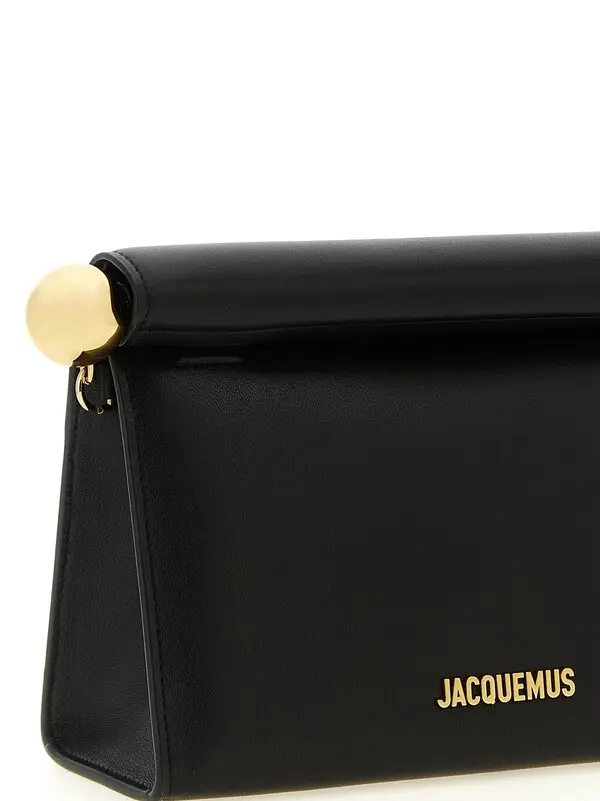 Jacquemus Rond Carré Clutch Bag - Black