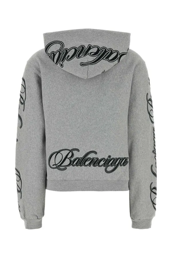 Balenciaga Cotton Sweatshirt - Gray