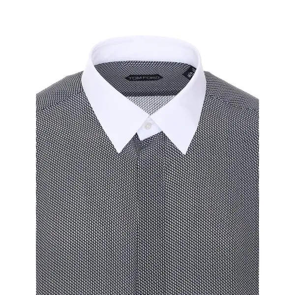 TOM FORD Graphic Shirt - Black