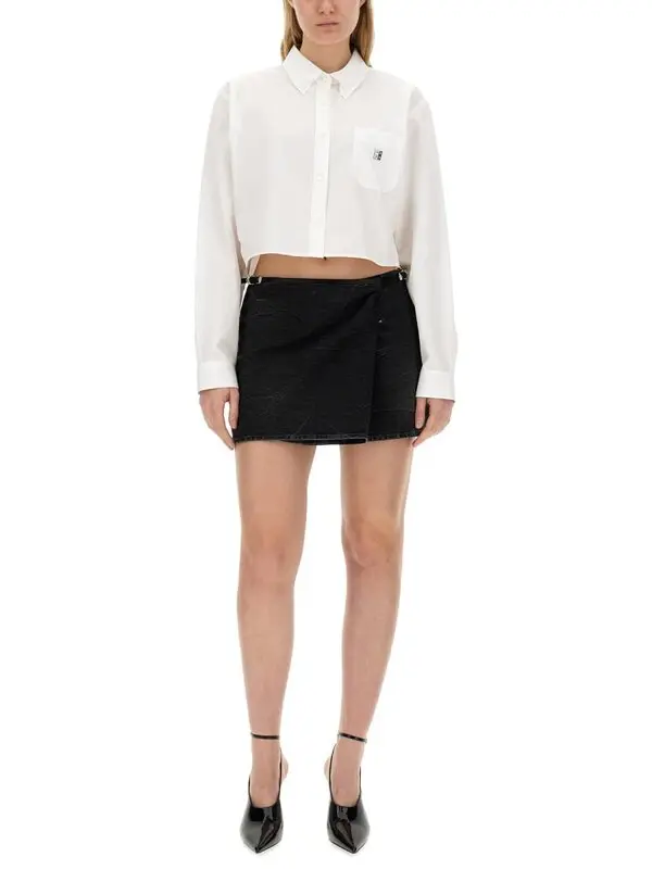 Givenchy Voyou Wrap Skirt - Black