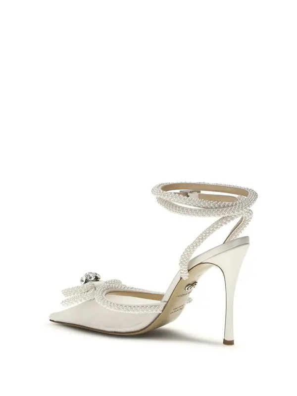 Mach & Mach Double Bow Satin Pumps