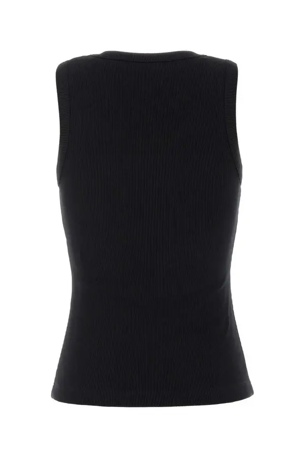 Alexander McQueen Stretch Cotton Tank Top