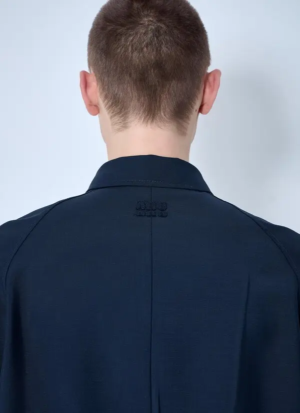 Miu Miu Single-breasted Mohair Coat