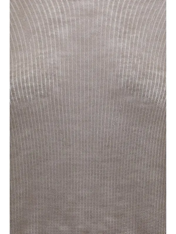 Rick Owens Semi-sheer Knit Hoodie - Gray
