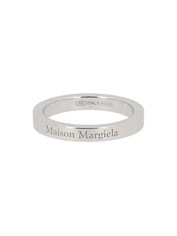 MAISON MARGIELA Logo Ring - Silver