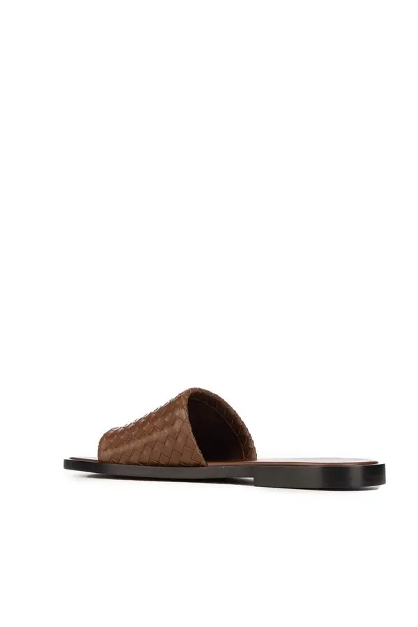 Bottega Veneta Woven Leather Flat Mules