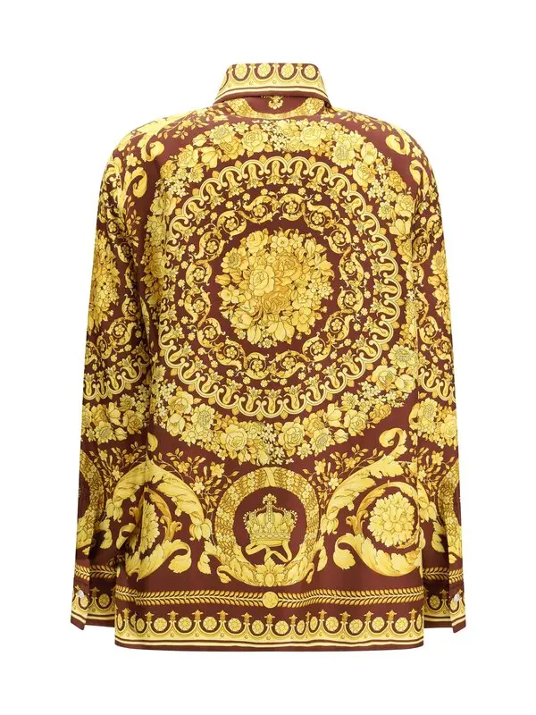 Versace Printed Silk Shirt
