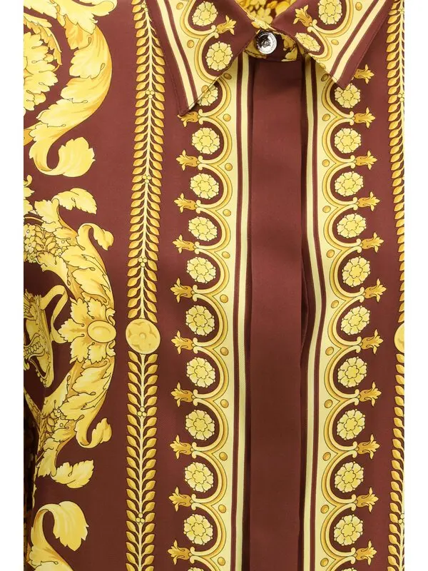 Versace Printed Silk Shirt