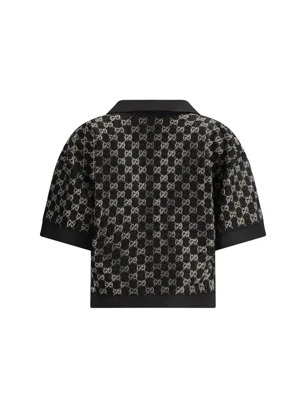 Gucci Wool Lamé Tweed Top