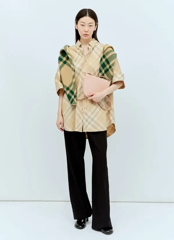 Burberry Chess Pouch Shoulder Bag - Pink
