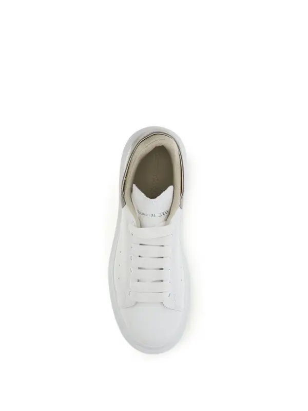Alexander McQueen Oversized Sneakers With Suede Heel Tab