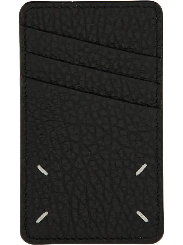 MAISON MARGIELA Portafoglio In Pelle - Black