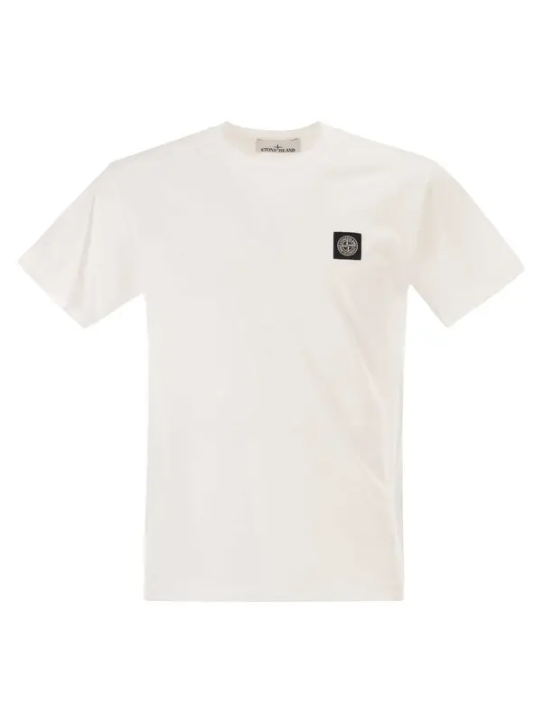 Stone Island Slim Fit T-shirt With Compass Patch