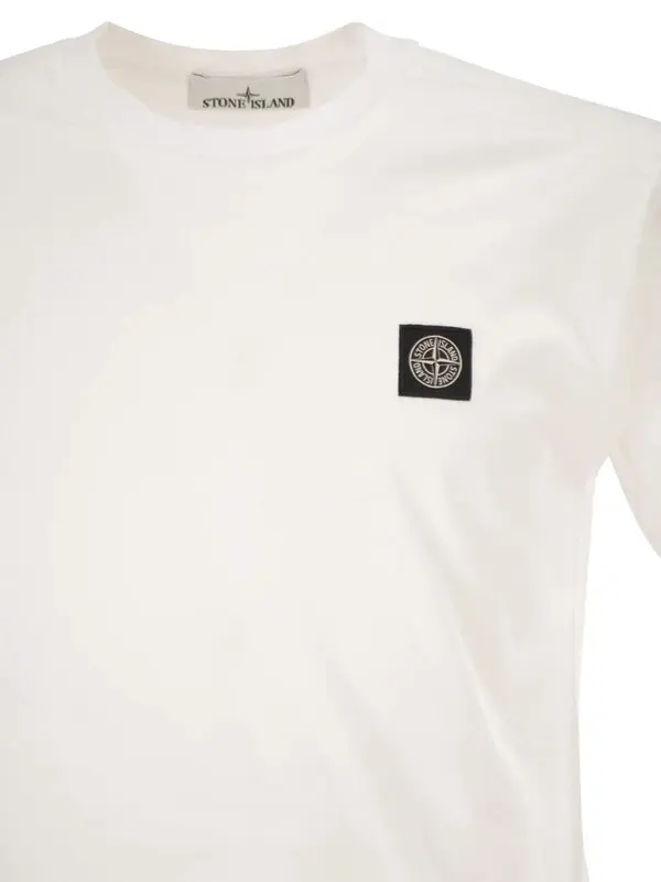 Stone Island Slim Fit T-shirt With Compass Patch