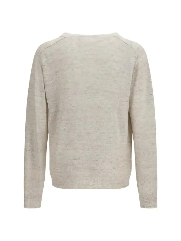 Our Legacy Rue V-neck Soft Cyclone Linen Sweater