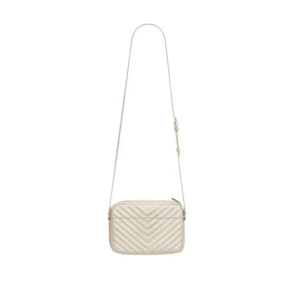 Saint Laurent Lou Camera Bag - White