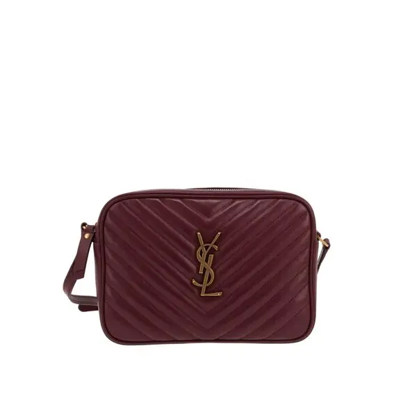 Saint Laurent Medium Lou Camera Shoulder Bag - Red